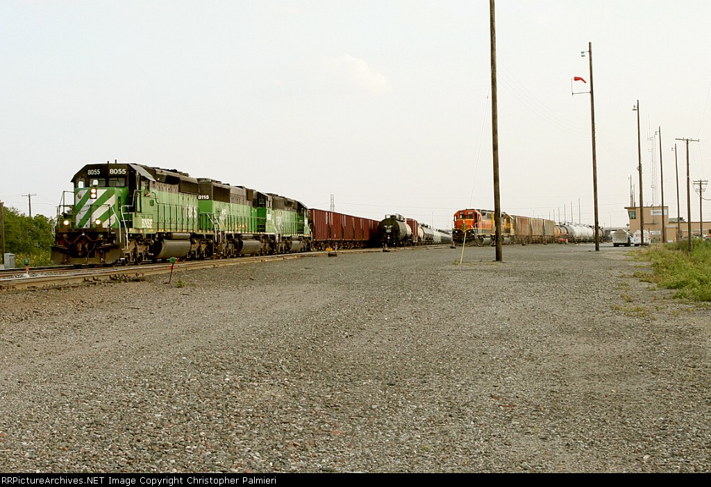 BNSF 8055, 8115, and 7824